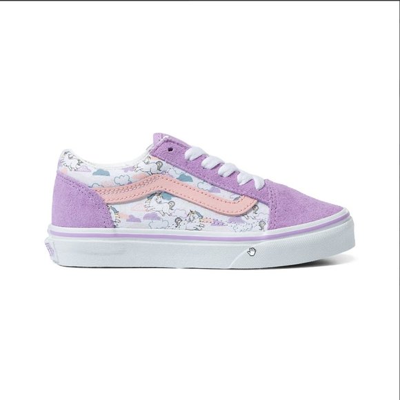 Vans | Shoes | Vans Kids Glow In The Dark Mythical Sheer Lilac Sneaker ...